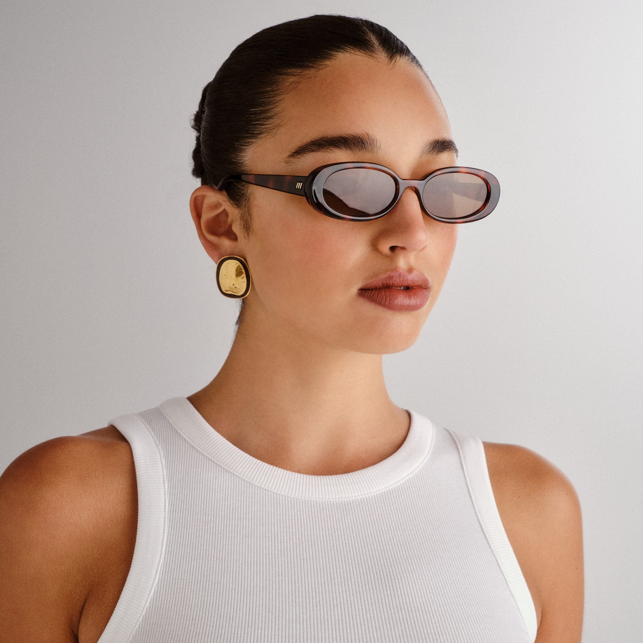 Club Royale Butterscotch Uni-Sex Round Sunglasses | Le Specs