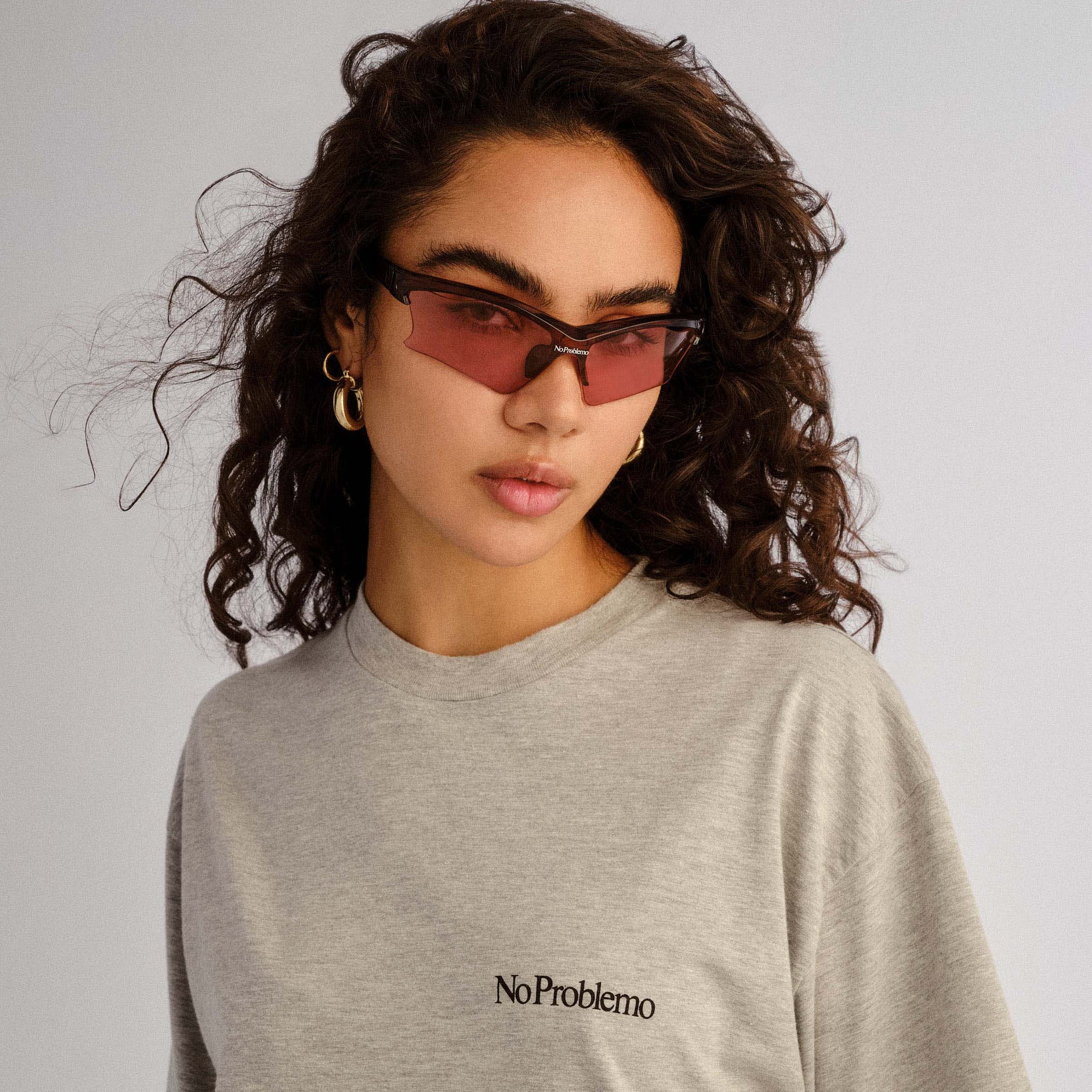 Pluto Tobacco Uni Sex Shield Sunglasses Le Specs
